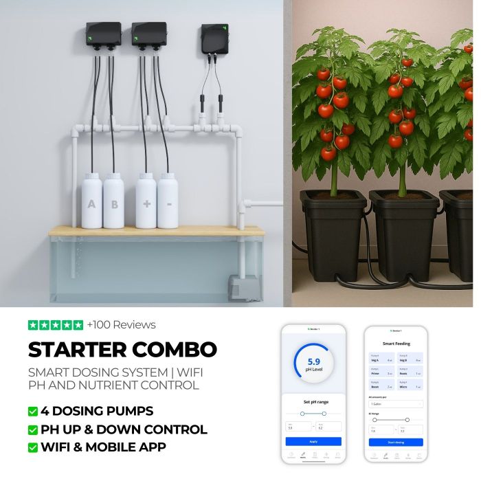 Growee Starter Combo - Dual pH Control & 2 Parts Dosing system
